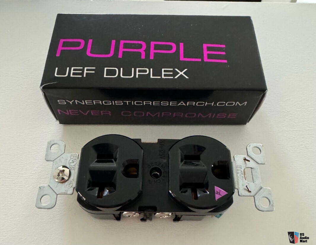 Synergistic Research UEF Purple Duplex For Sale - Canuck Audio Mart