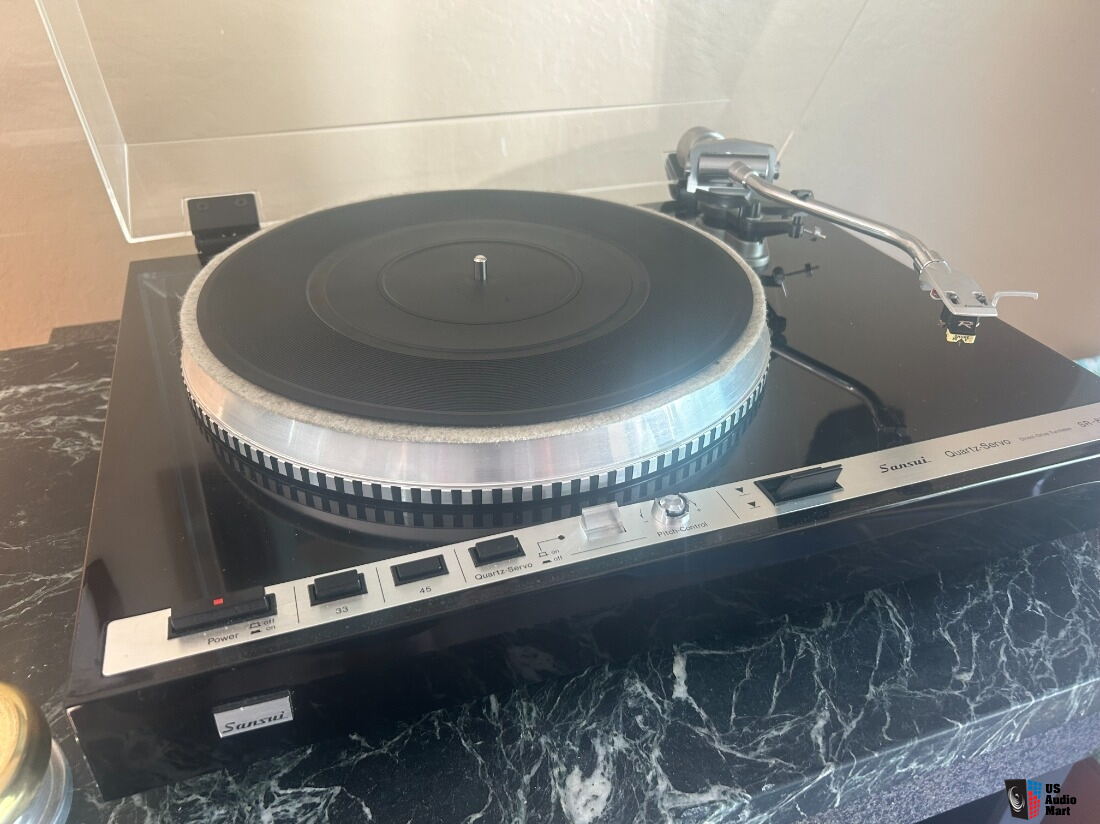 Vintage Sansui Direct Drive SR-838 Quartz Servo Turntable Photo ...