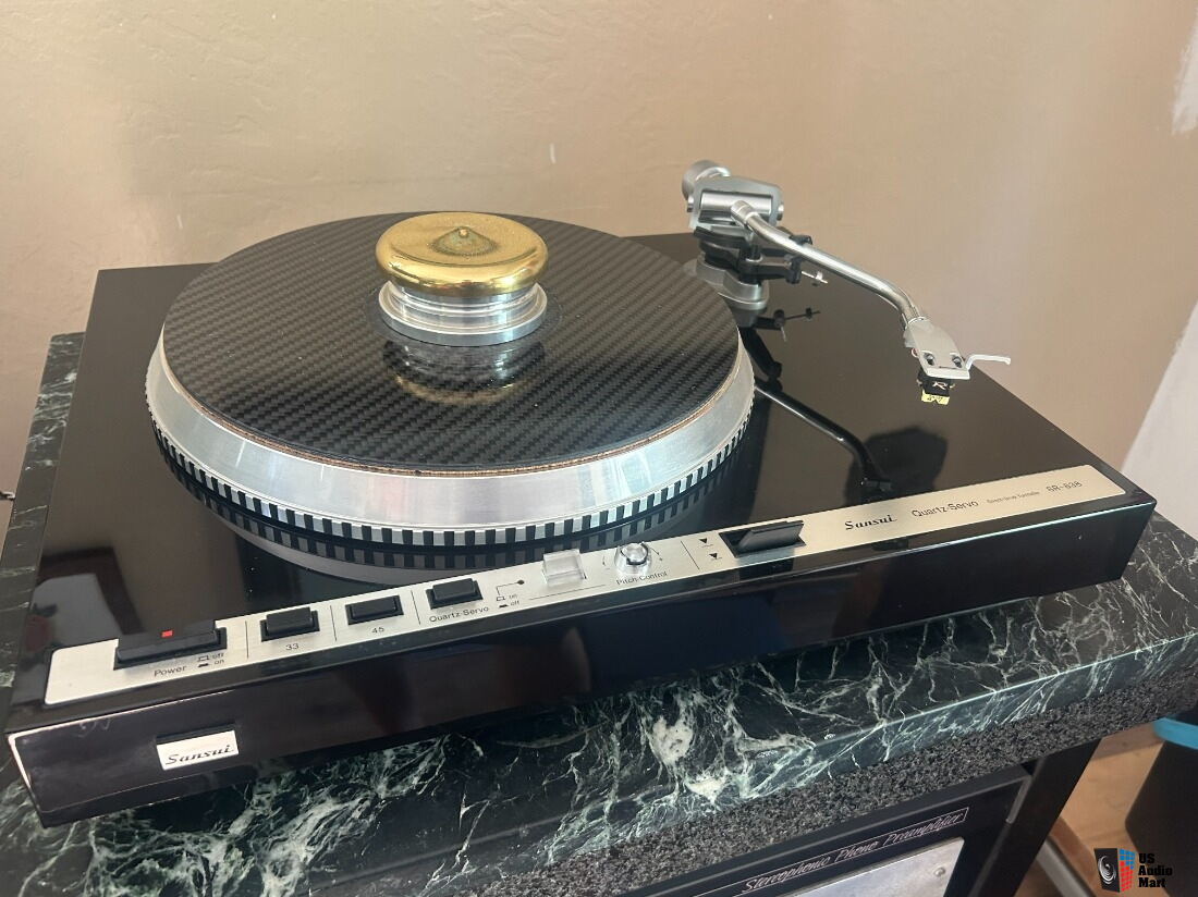 Vintage Sansui Direct Drive SR-838 Quartz Servo Turntable Photo ...