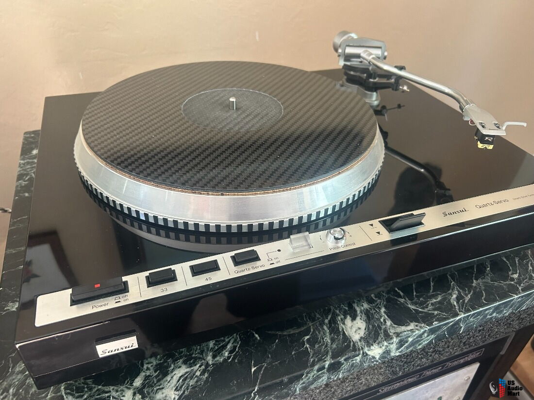 Vintage Sansui Direct Drive SR-838 Quartz Servo Turntable Photo ...