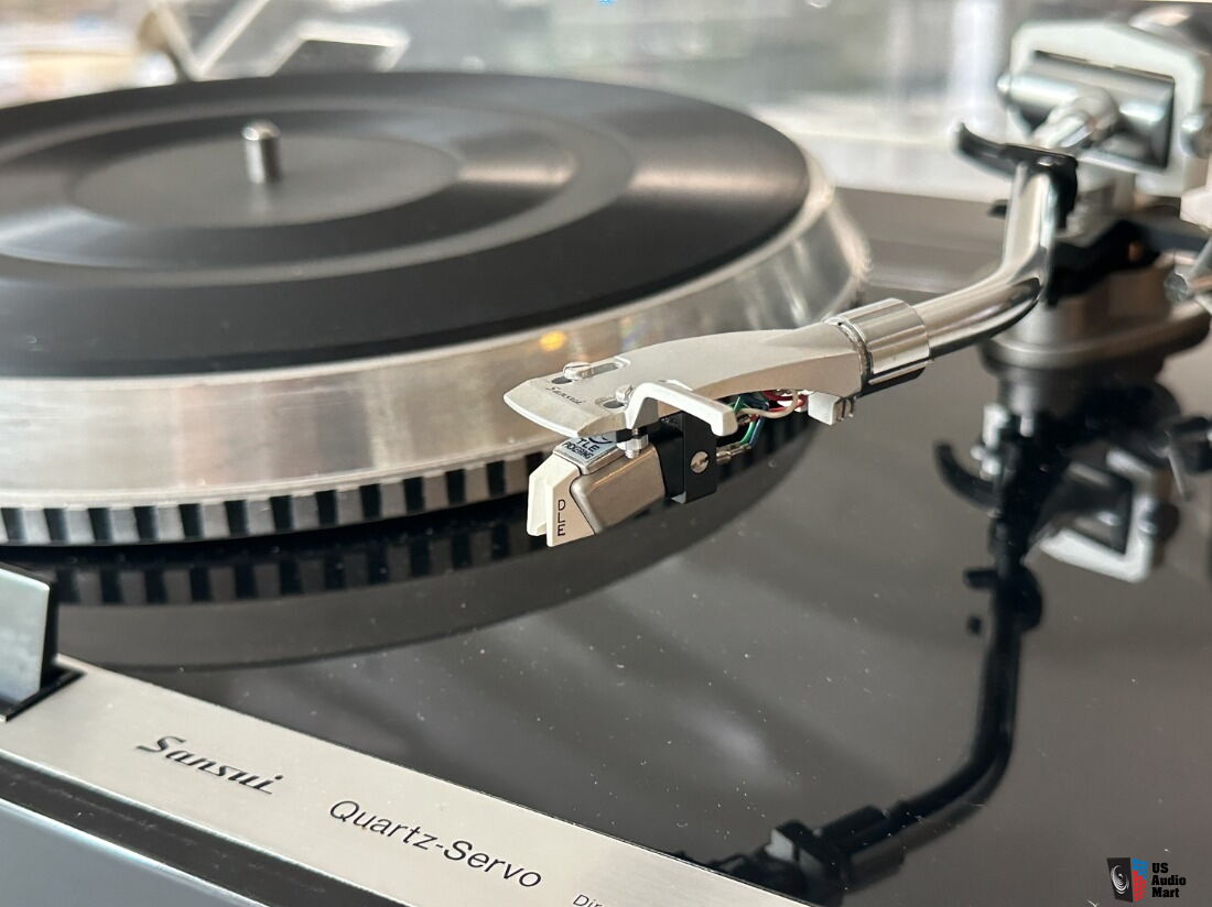 Sansui SR-838 Quartz Servo Direct-Drive Manual Turntable + Pickering ...