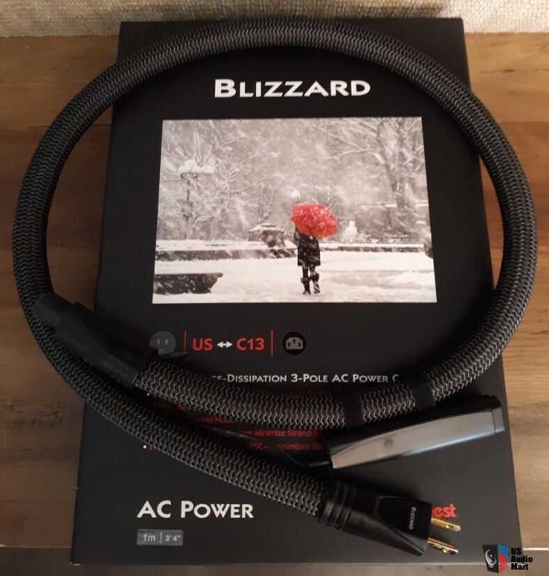 Audioquest Blizzard 1 meter power cable (15 amp) for sale Photo ...