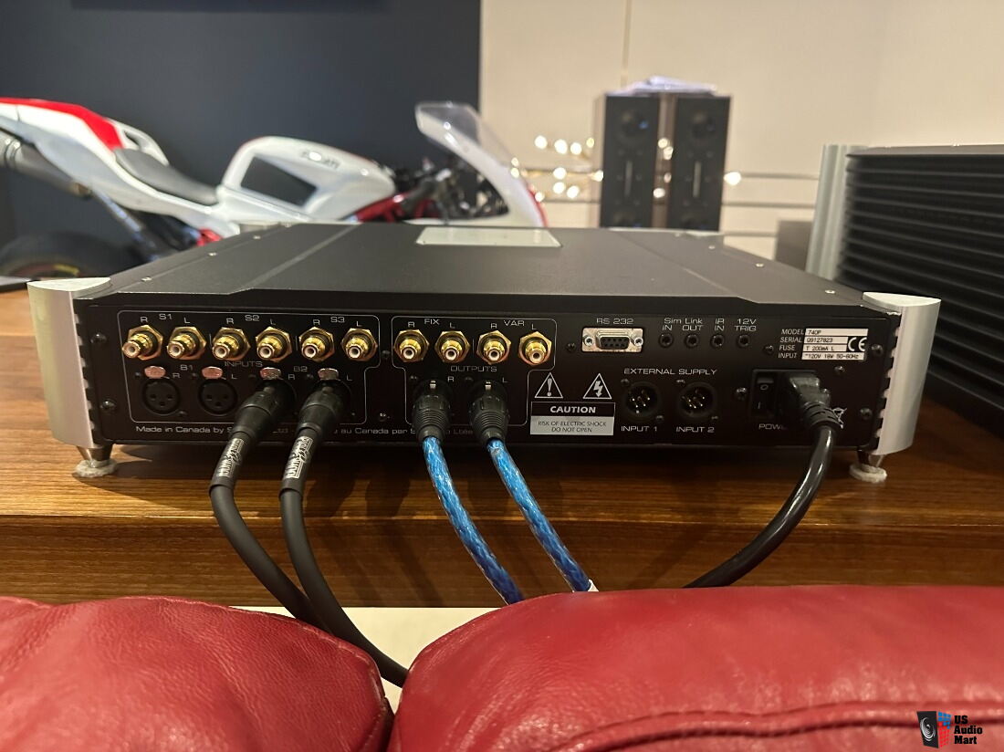 Simaudio Moon Evolution 740P Dual-Mono Line Preamplifier -All original ...