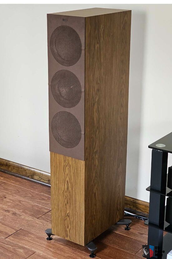 KEF R7 Walnut Pair in Perfect Condition Photo #5093909 - US Audio Mart