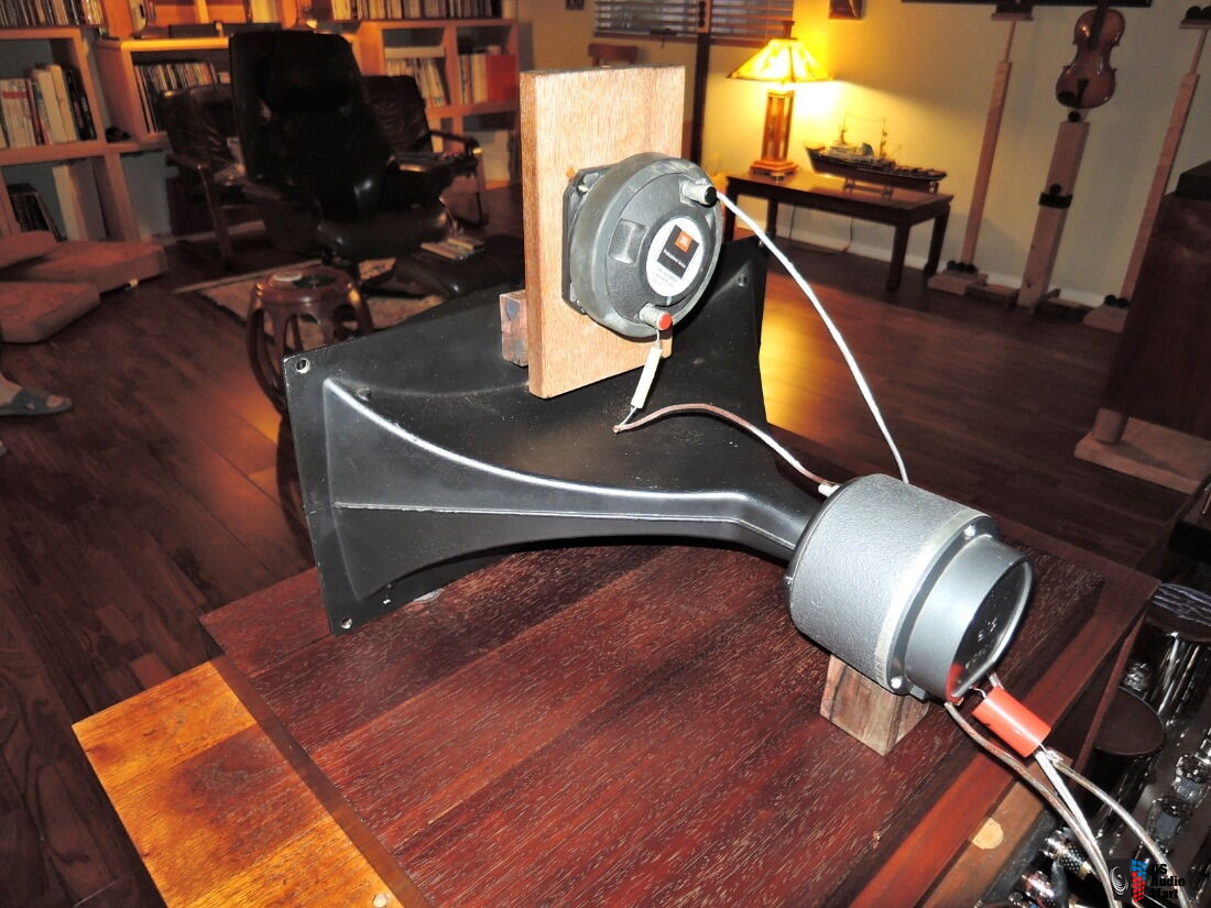 Altec Lansing Model 19S horn speakers + JBL 2405 tweeters Photo ...