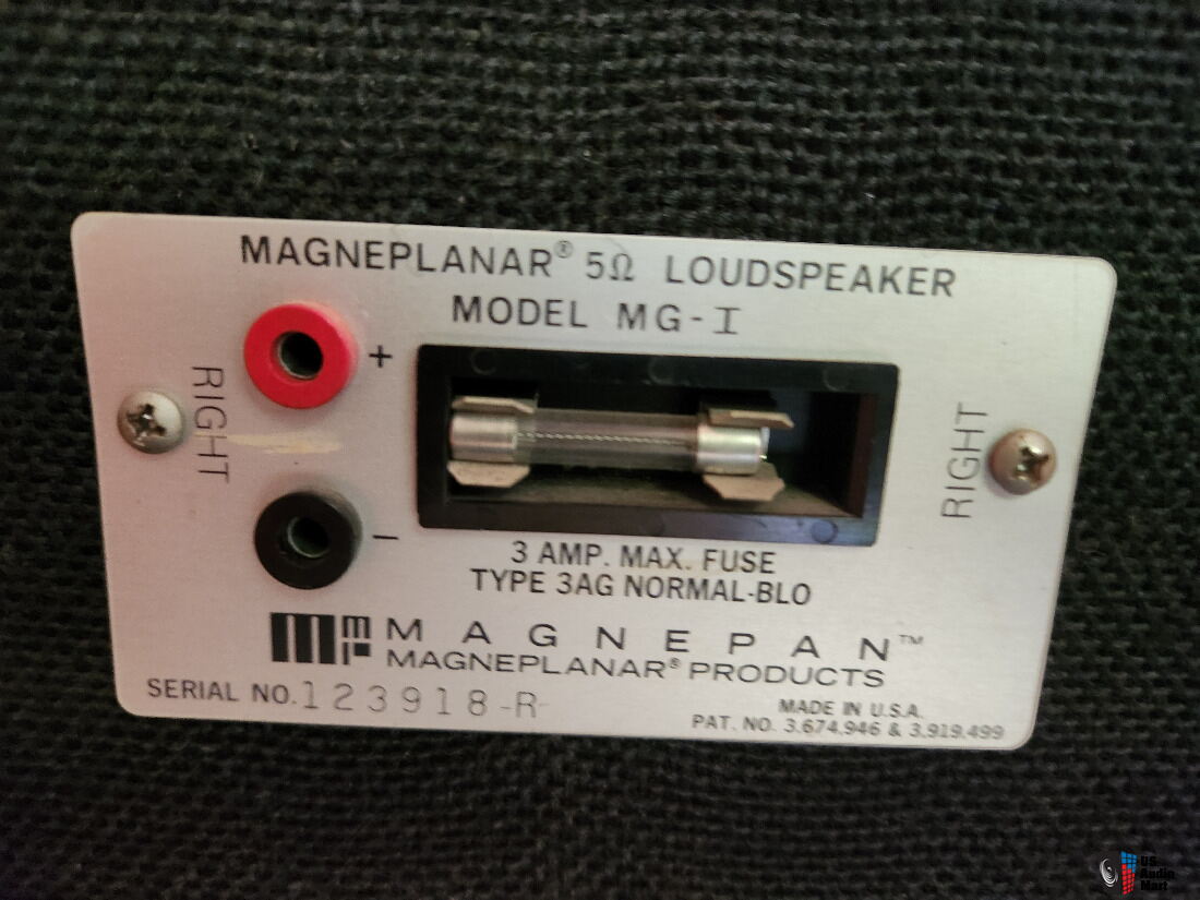 Magnepan MG-1 Planar Speakers Photo #5095942 - UK Audio Mart