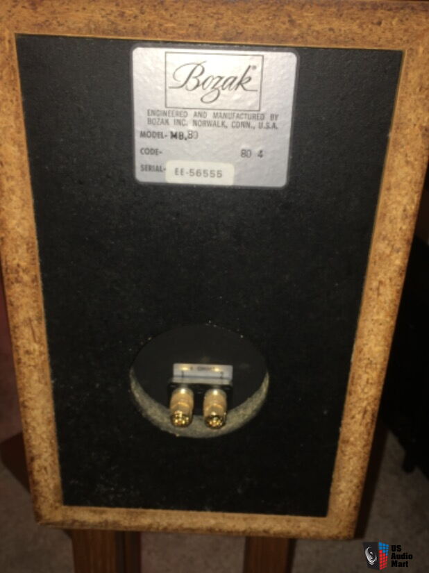 Bozak MB-80 pair Photo #5097863 - US Audio Mart