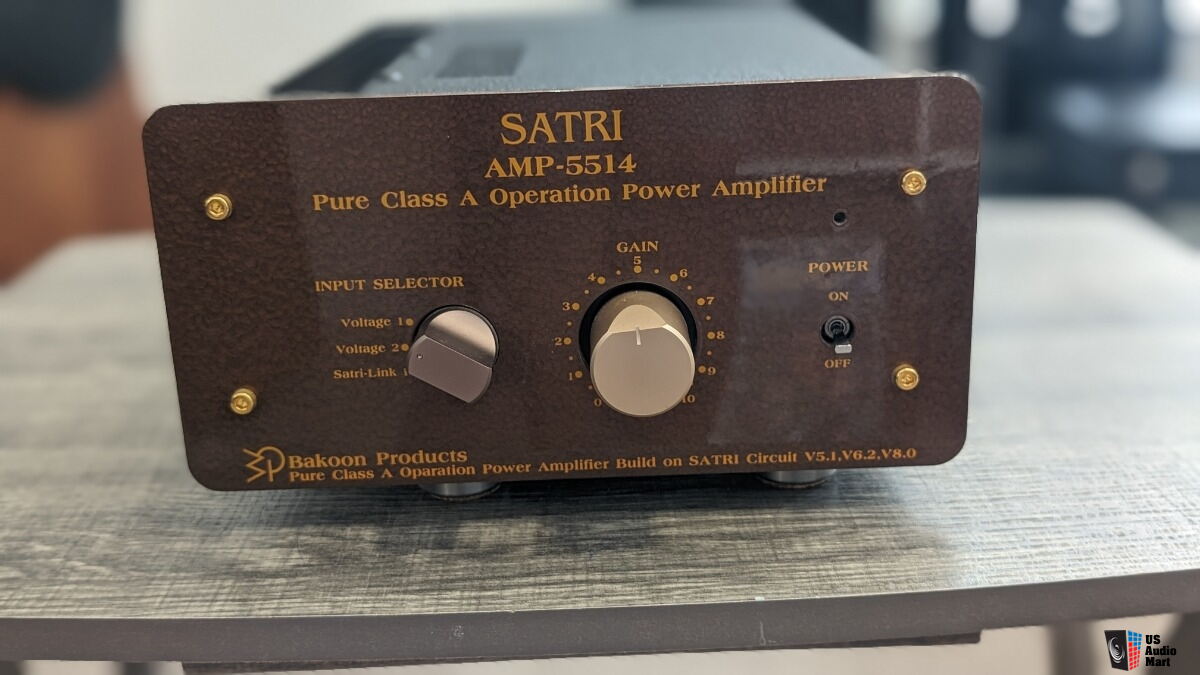Bakoon Products SATRI Amp 5514 pure class A integrated amplifier Photo ...