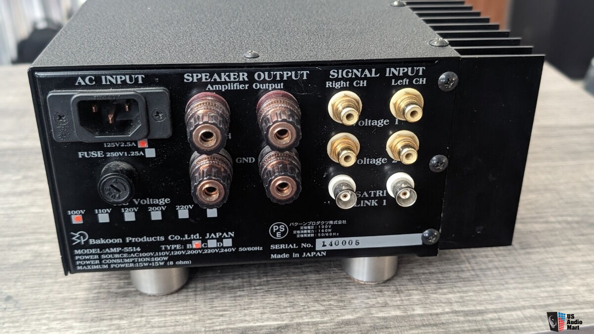 Bakoon Products SATRI Amp 5514 pure class A integrated amplifier Photo ...