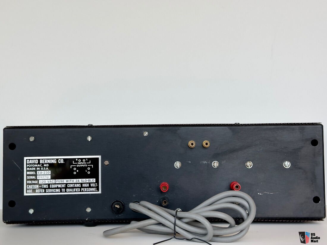 David Berning EA-230 30 Wattt Tube Amplifier Photo #5099504 - US Audio Mart