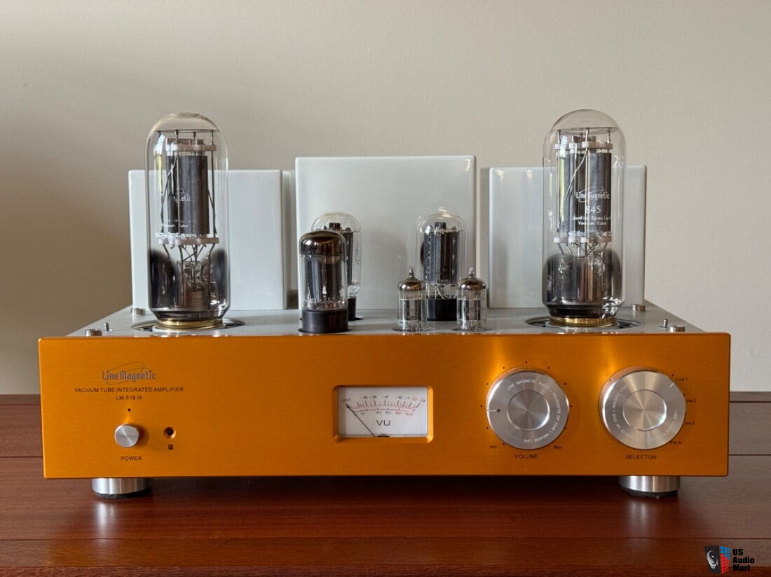 Line Magnetic LM518 Integrated Amplifier (Gold Series) For Sale - US ...