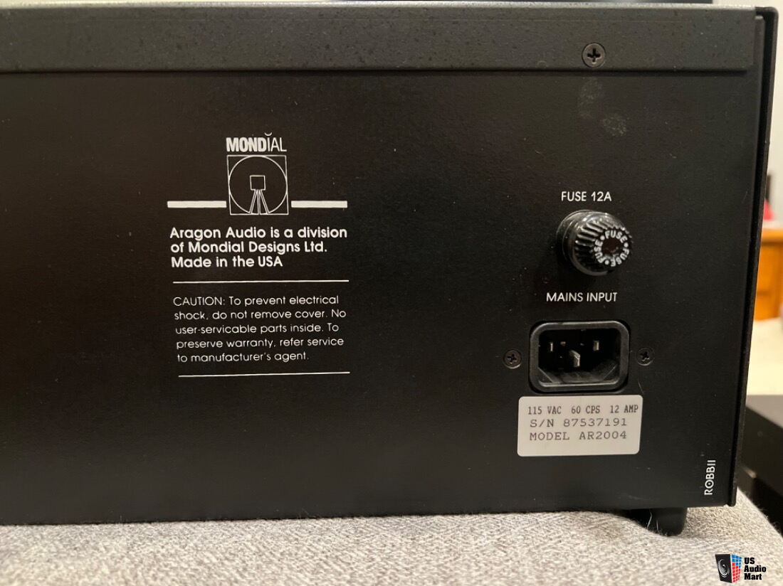 Aragon 2004 amplifier in great condition Photo #5109115 - US Audio Mart
