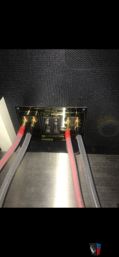 Magneplanar Magnepan MG20 Planar Speakers Light Oak w/ XO-20 X-overs ...