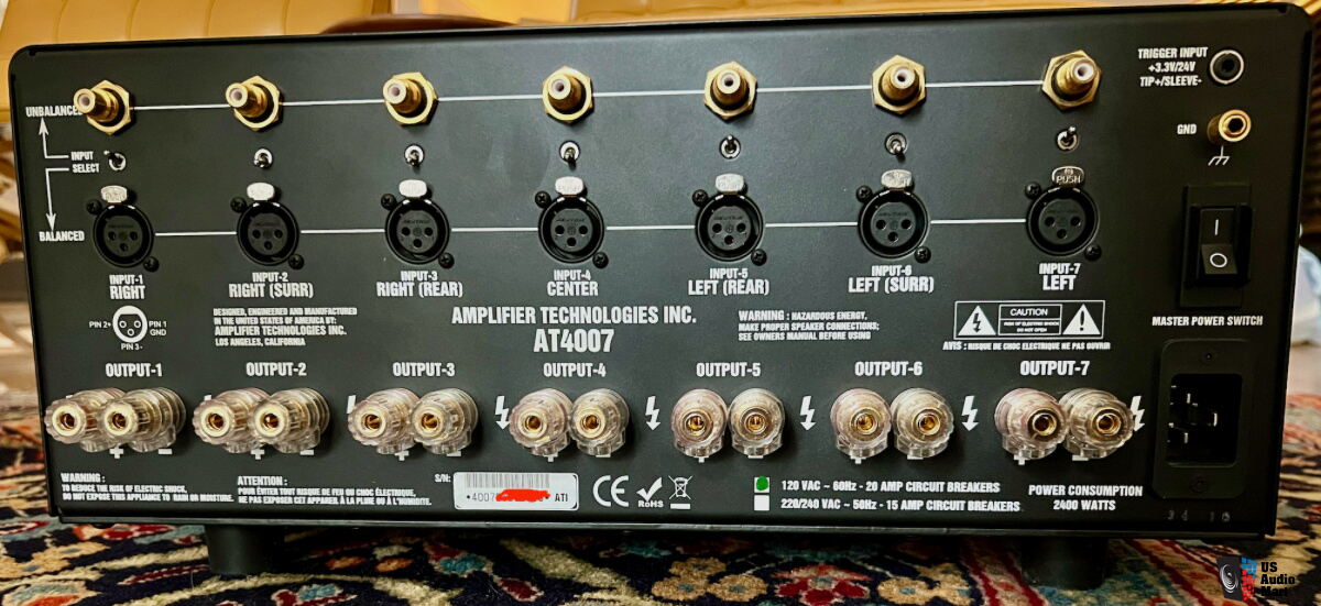 ATI AT4007 Signature Series 7 channel power amp