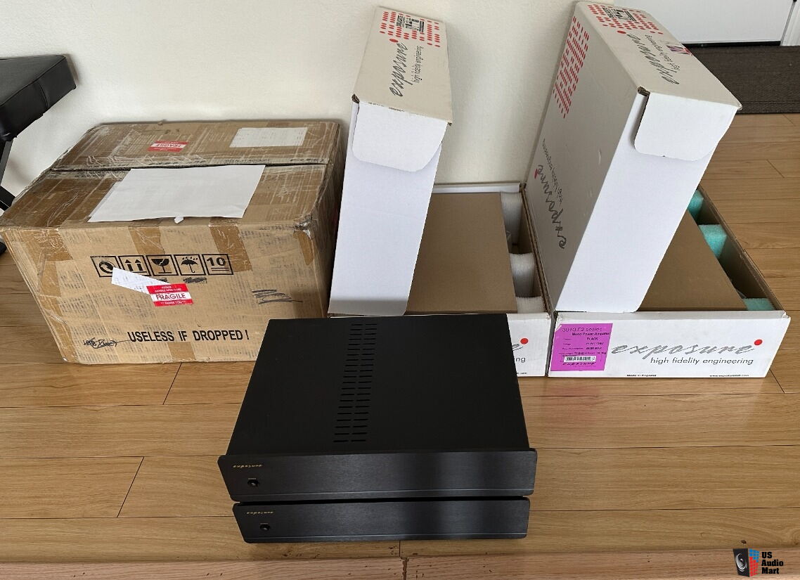 Exposure 3010S2 Monoblocks Power amplifier US Voltage Rare Find Photo ...