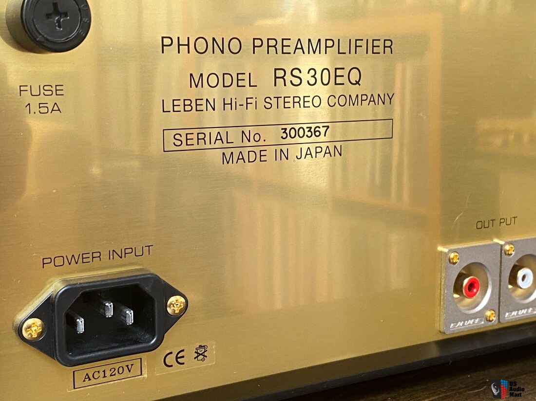 Leben RS30EQ Tube Moving Magnet Phono Stage Photo #5111875 - US Audio Mart