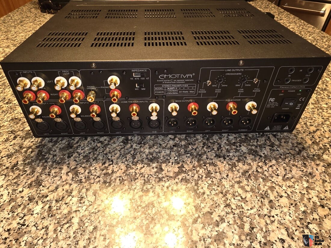 Emotiva XSP-1 Gen 2 Differential Reference Stereo Preamp with remote ...