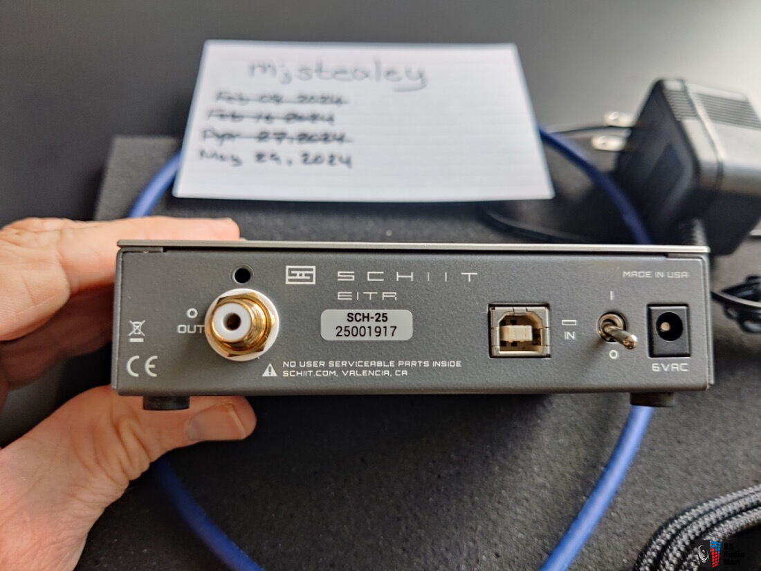 Schiit Gungnir DS (late rev, non-USB) with Eitr DDC and cables Photo ...