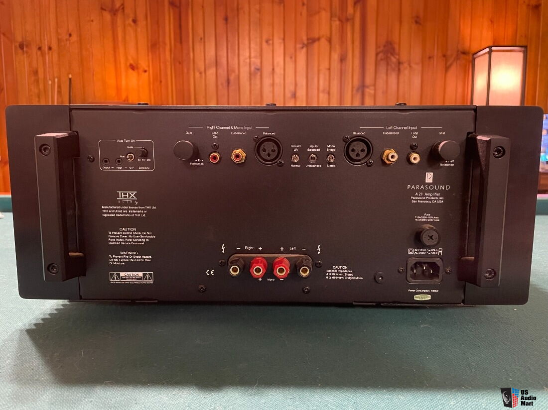 Parasound A21 Power Amplifier Black - Great Condition!