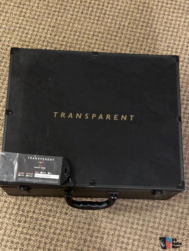 transparent XL power cords Photo #5119107 - US Audio Mart