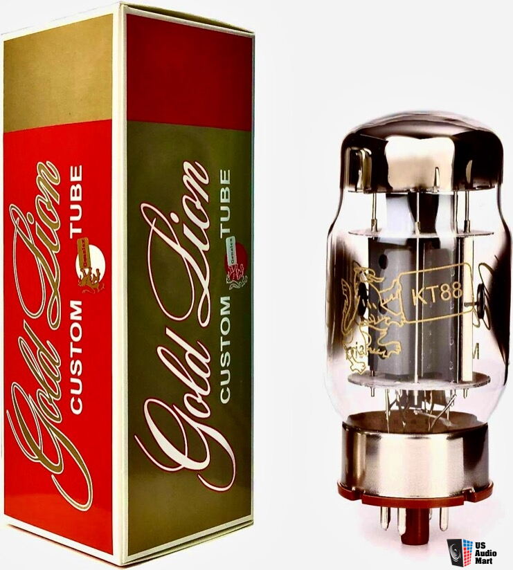 Brand New Matched Quad Set of Genelex Gold Lion KT88 Vacuum Tubes Photo ...