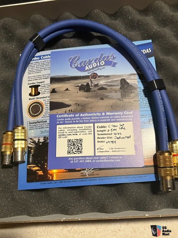 Cardas Audio - Clear XLR Interconnect 0.5M Photo #5123924 - US Audio Mart