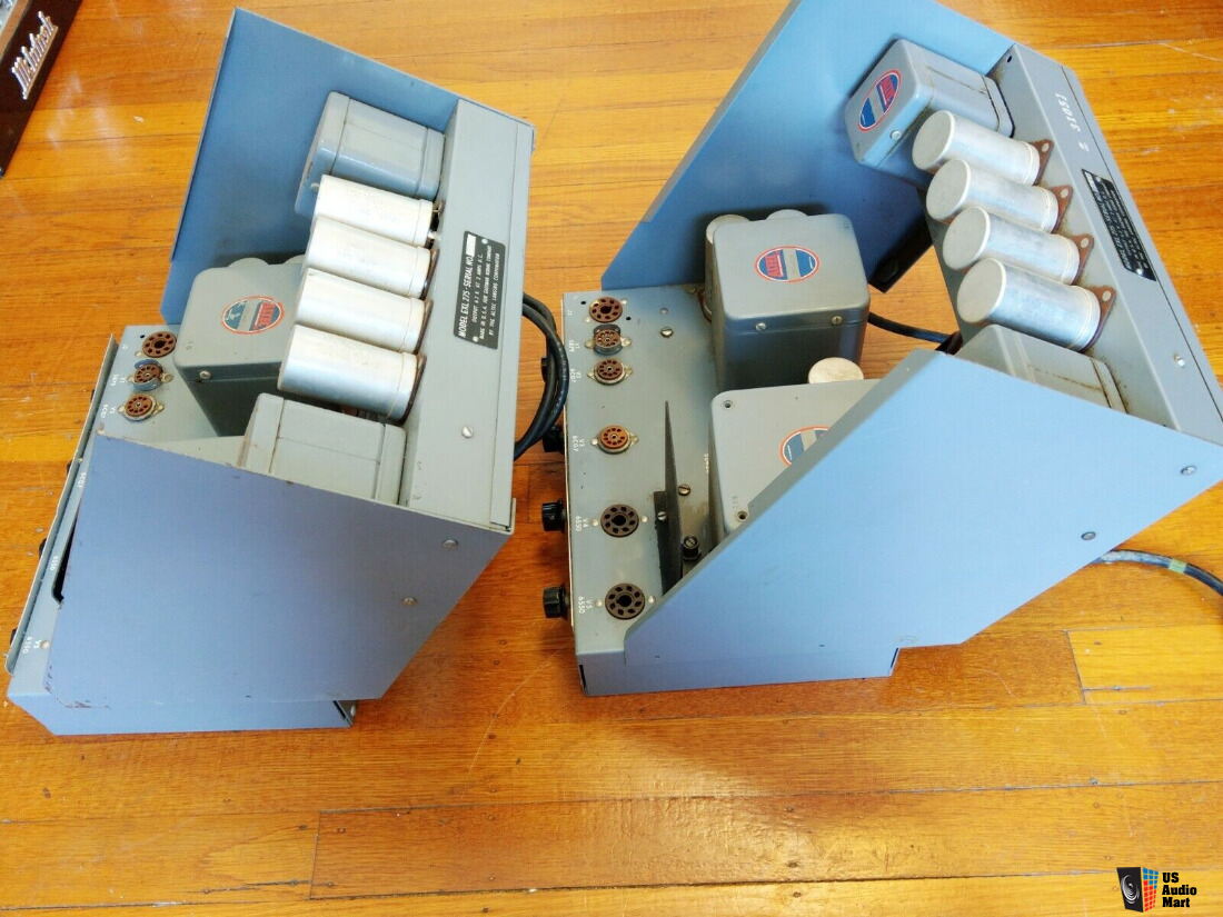 ULTRA RARE: Pair (2) Altec A-25B Mono Tube Theater Amplifiers Based on ...