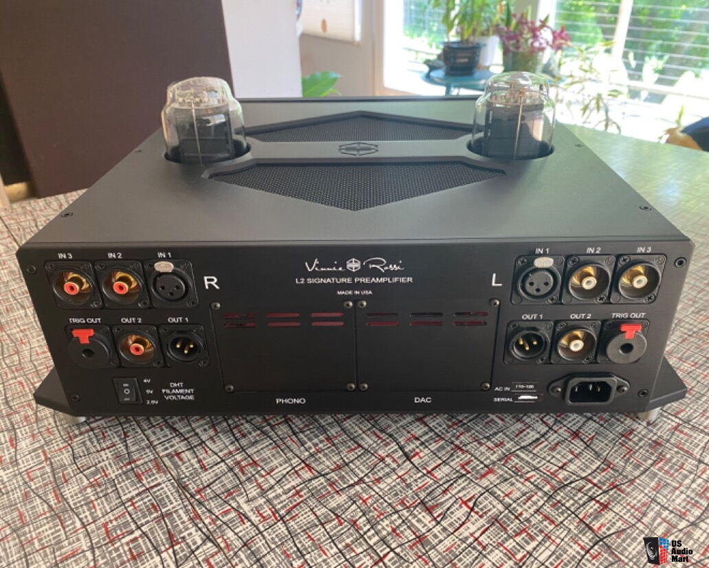 Vinnie Rossi L2 Sinnature DHT preamp w/ complete tube compliment Photo ...