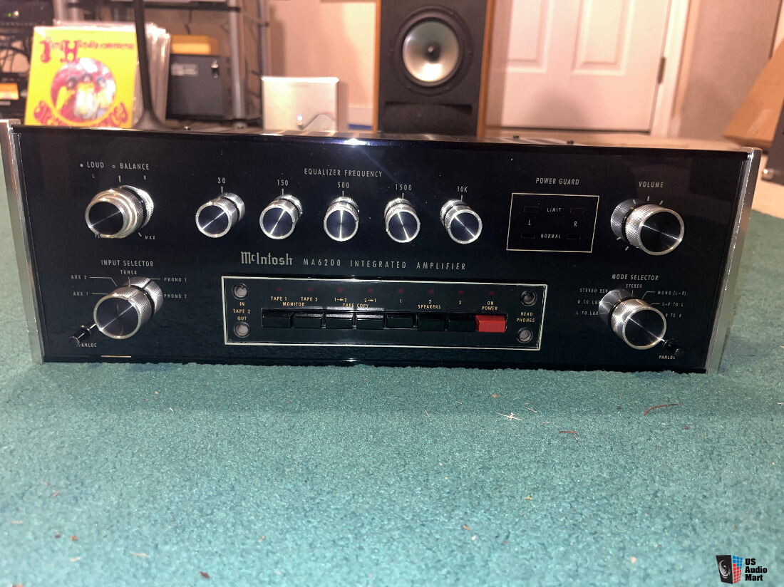 McIntosh MA-6200. New face & bulbs!