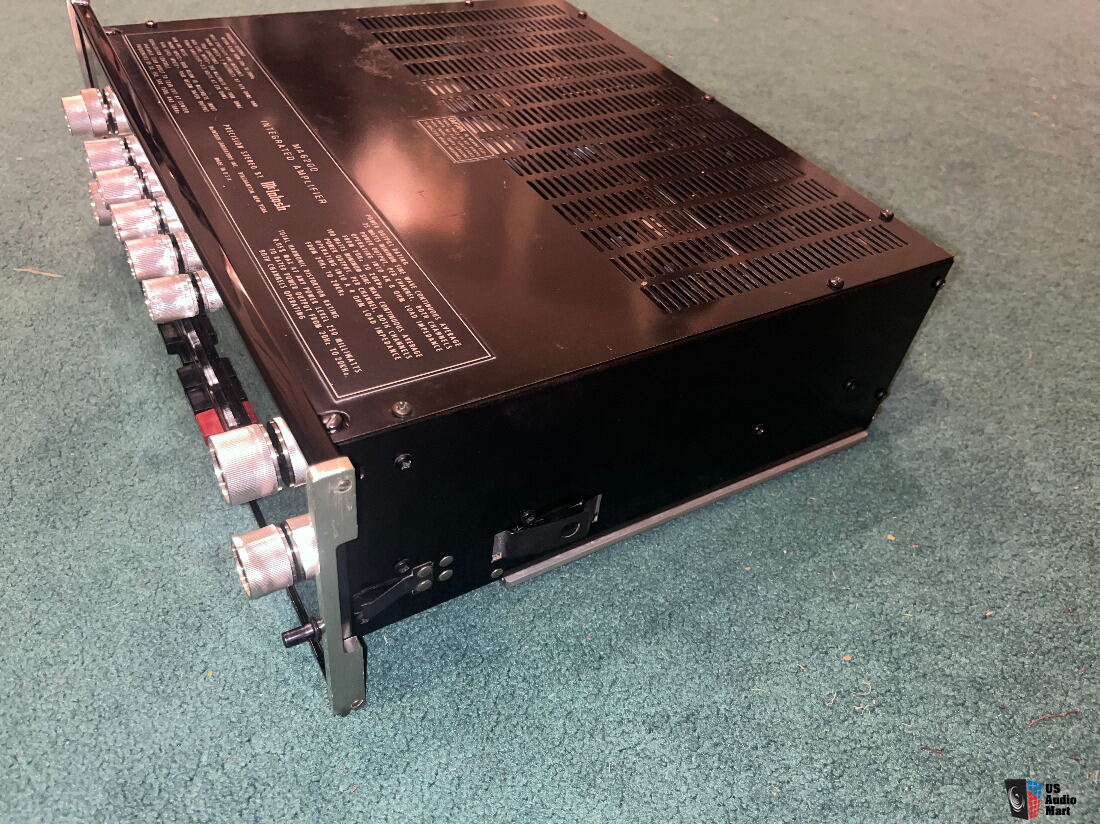 McIntosh MA-6200. New face & bulbs!