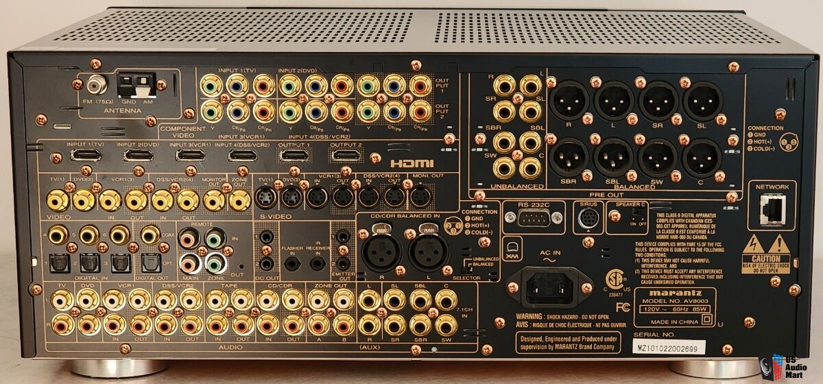 Marantz AV8003 A/V Surround Processor Preamplifier Photo #5129135 - US ...
