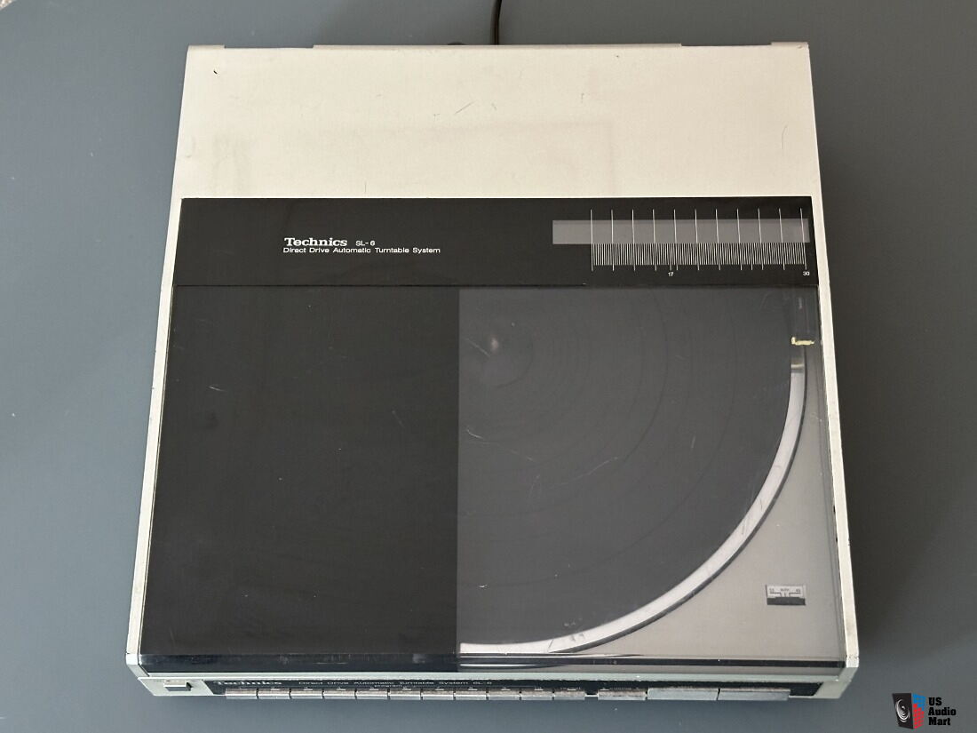 1980s Technics SL-6 Direct Drive Automatic Turntable with Shure M96 LT