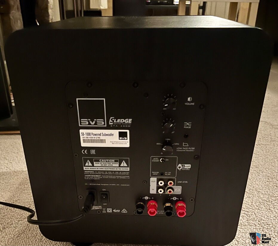 SVS SB 1000 subwoofer (non-pro) with vibration feet in NE Ohio Photo ...