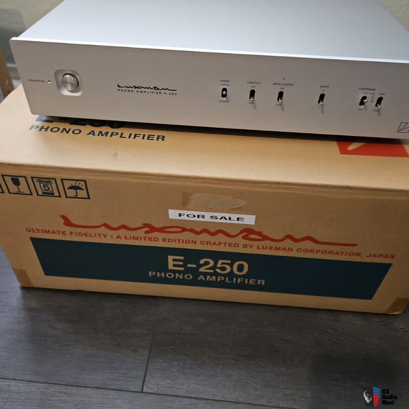 Luxman E250 Phono Preamplifier MM & MC Step-Up Transformer - Shipping ...