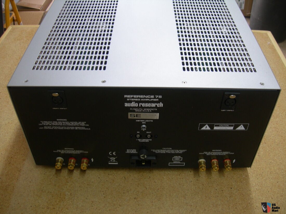 AUDIO RESEARCH Ref-75 SE....Silver....4500.00 Sold....Sold Photo ...