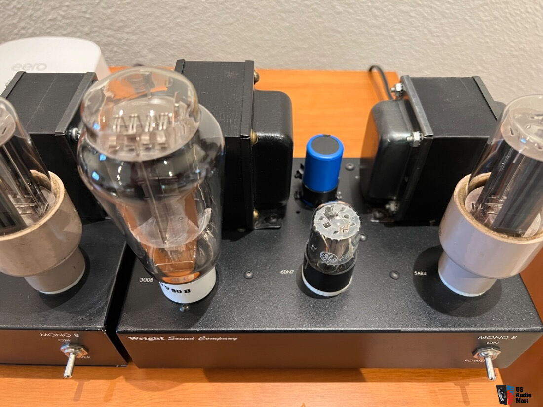 Wright Sound company 300b mono 8's
