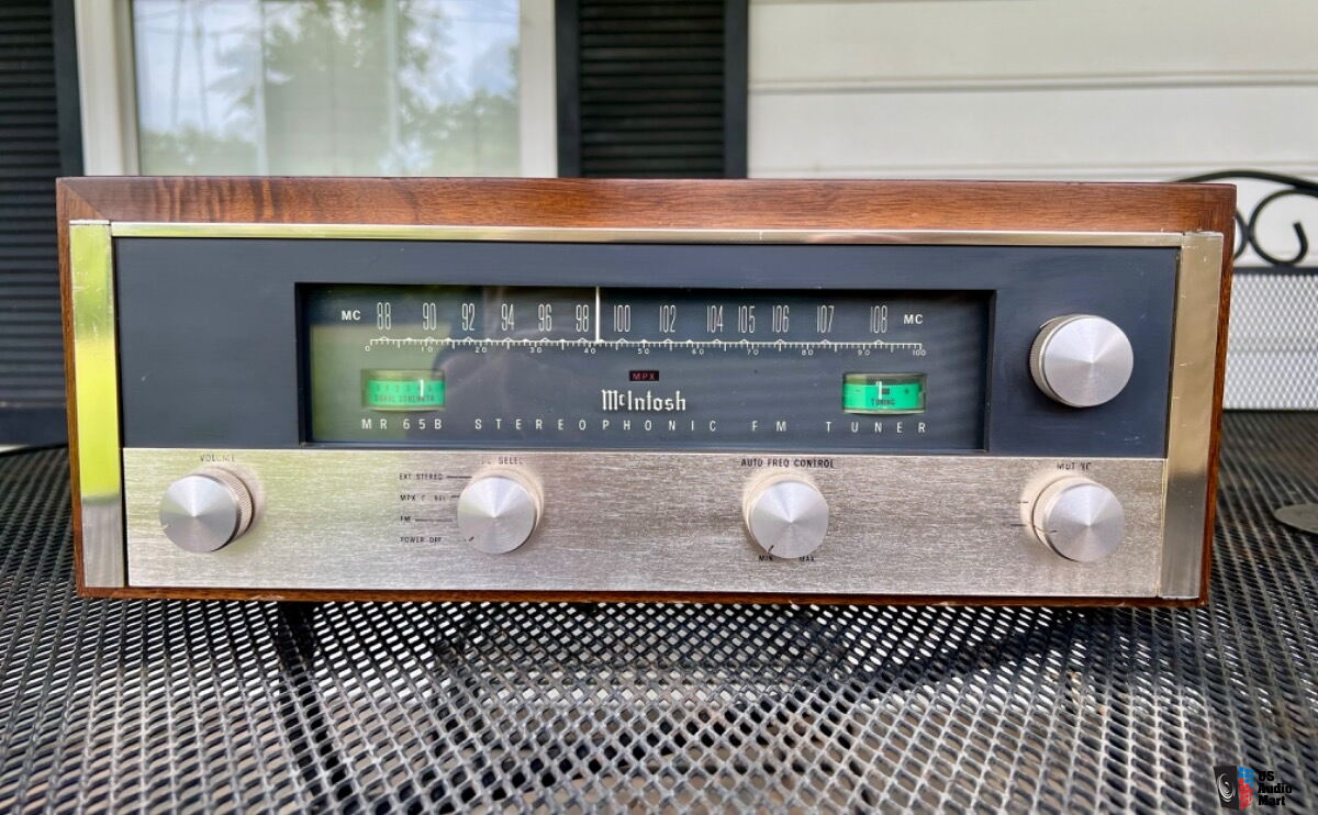 Nice McIntosh MR65B FM stereophonic vacuum tube tuner Photo #5145259 ...