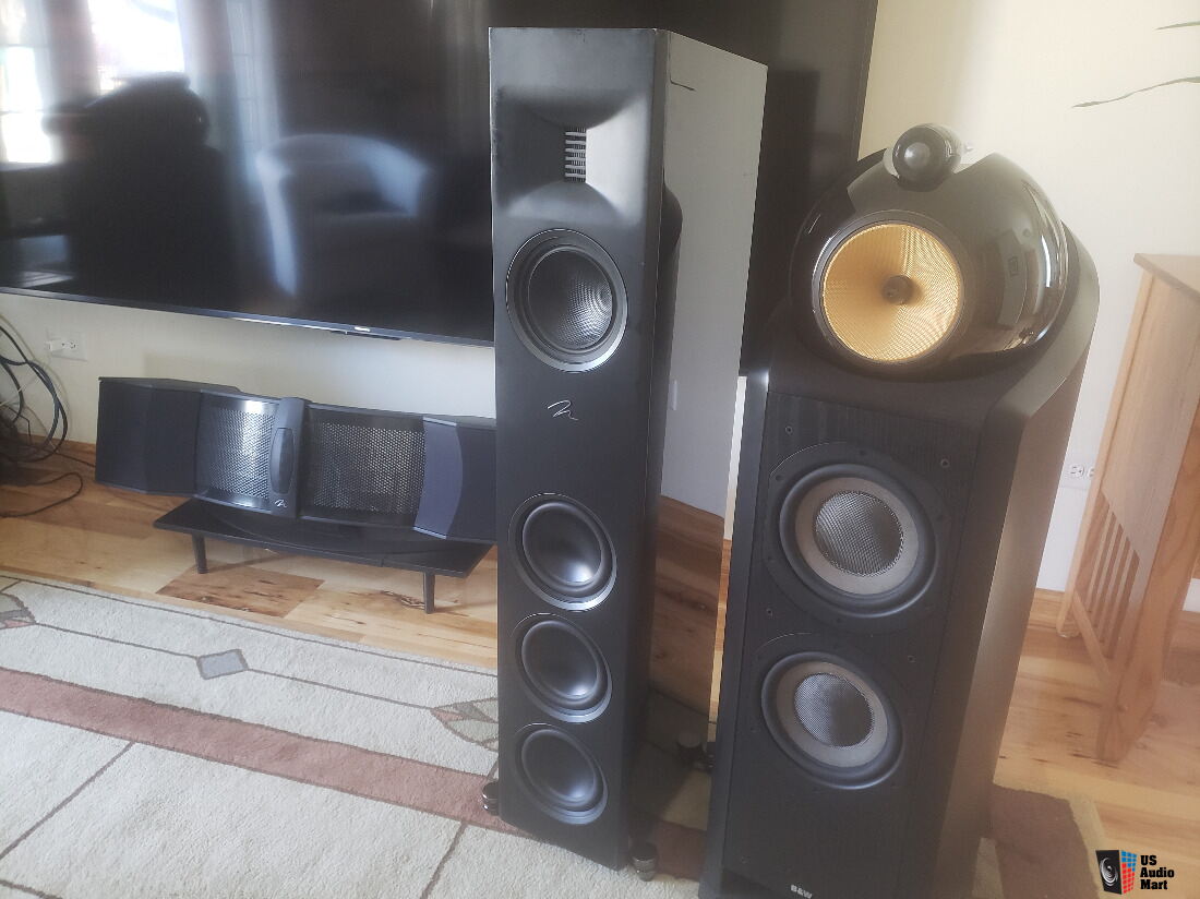MartinLogan Motion XT F100 Piano Black 5-driver triple-woofer speaker