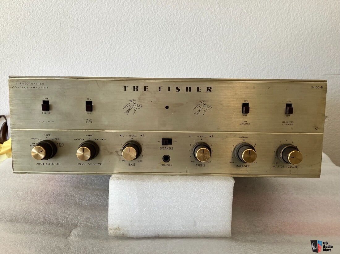 Fisher X-100B Tube Stereo Amp For Sale - US Audio Mart