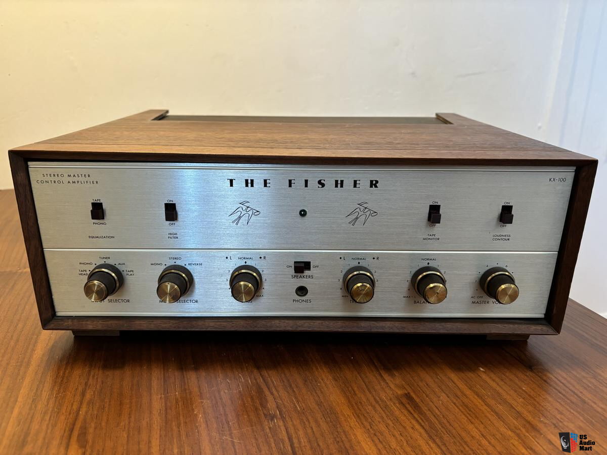 Vintage Fisher KX-100 Integrated Tube Amplifier For Sale - US Audio Mart