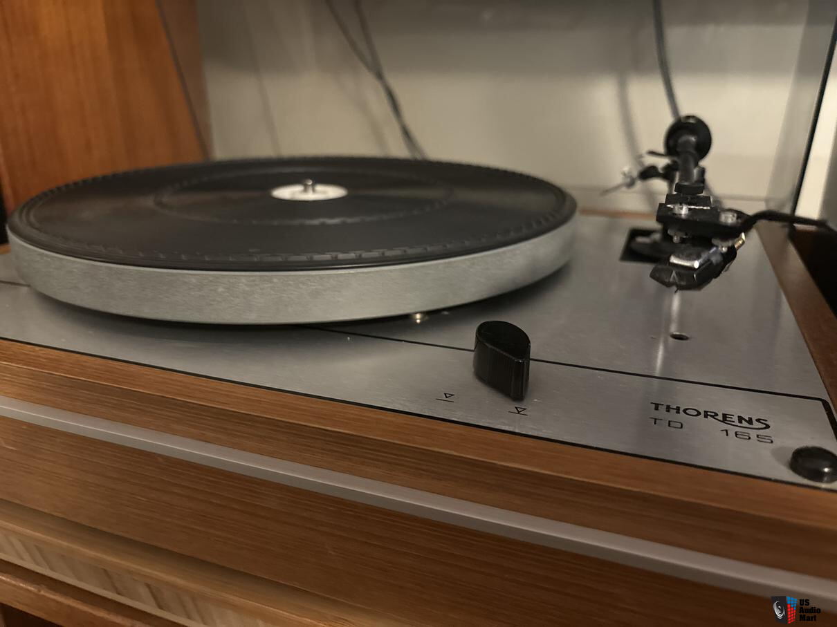 Vintage Thorens TD-165 Turntable with Grace G747 Tonearm and Goldring ...