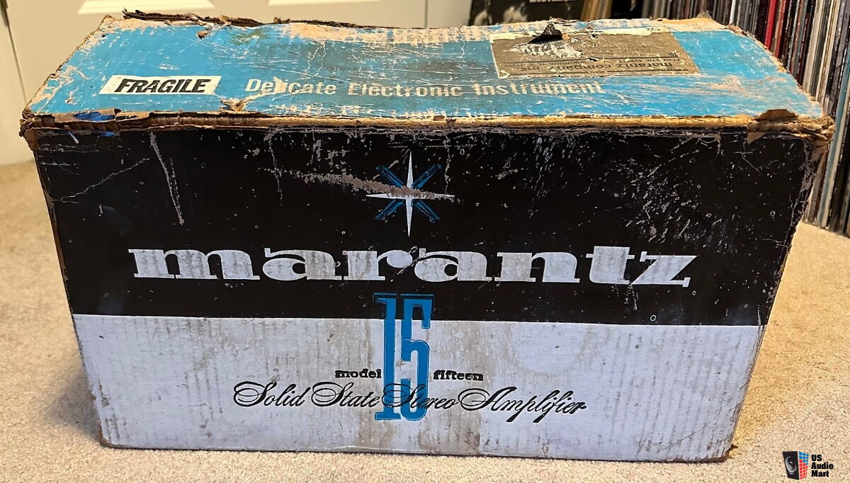 FS; Marantz 15-Power Amp In Original Box w recap kit/upgraded feet 15 ...