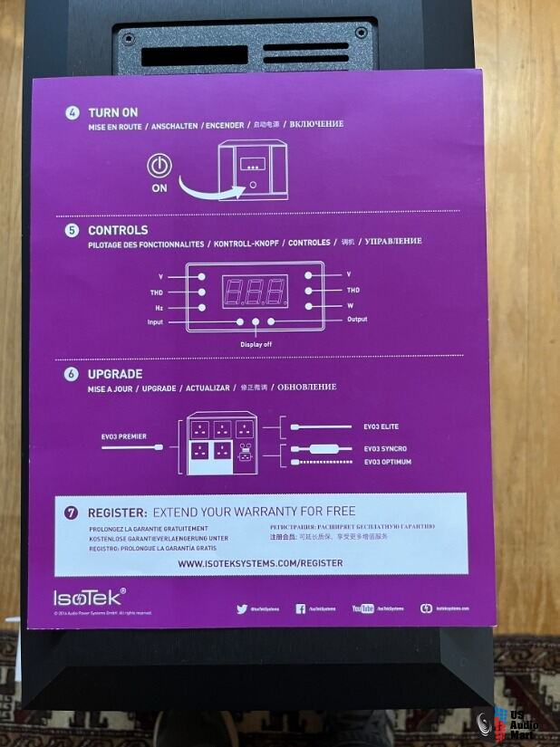 Isotek EVO3 Mosaic power conditioner/sine wave generation Photo ...