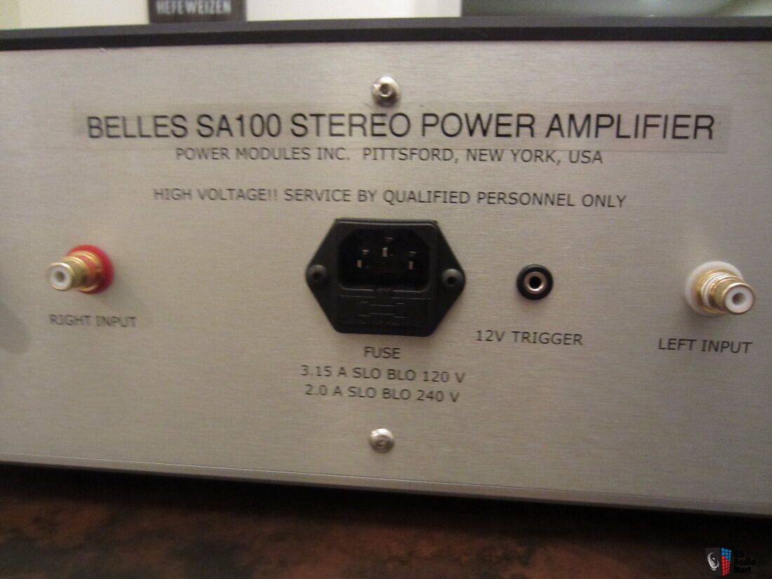 Belles SA 100 Stereo Power Amplifier Photo #5157156 - US Audio Mart