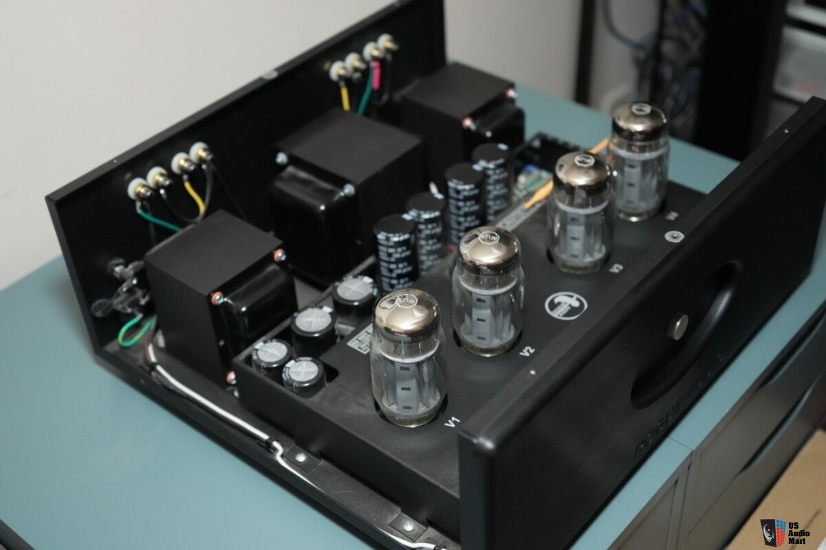 Rogue Audio Stereo 100 DARK Tube Stereo Power Amplifier (Black) ST100 ...