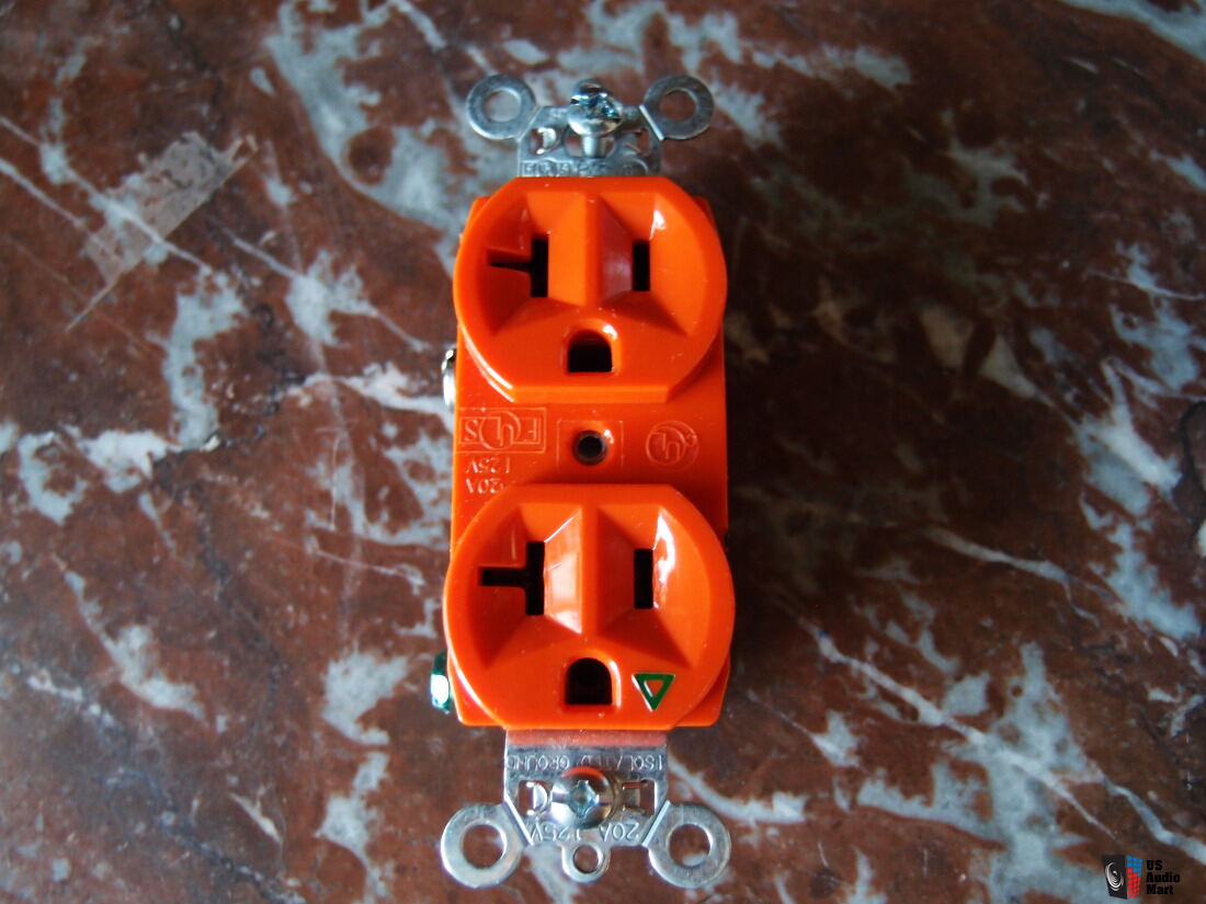 Synergistic Research Orange Duplex Wall Outlet For Sale - US Audio Mart