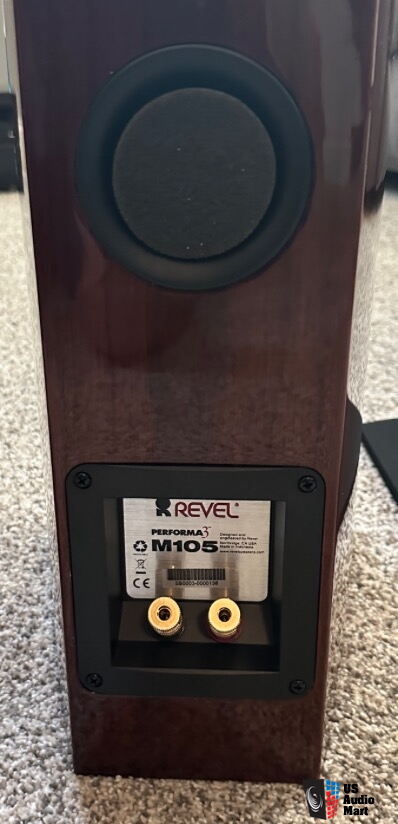 Revel Performa3 M105 Speakers Walnut Pair Photo #5158746 - US Audio Mart