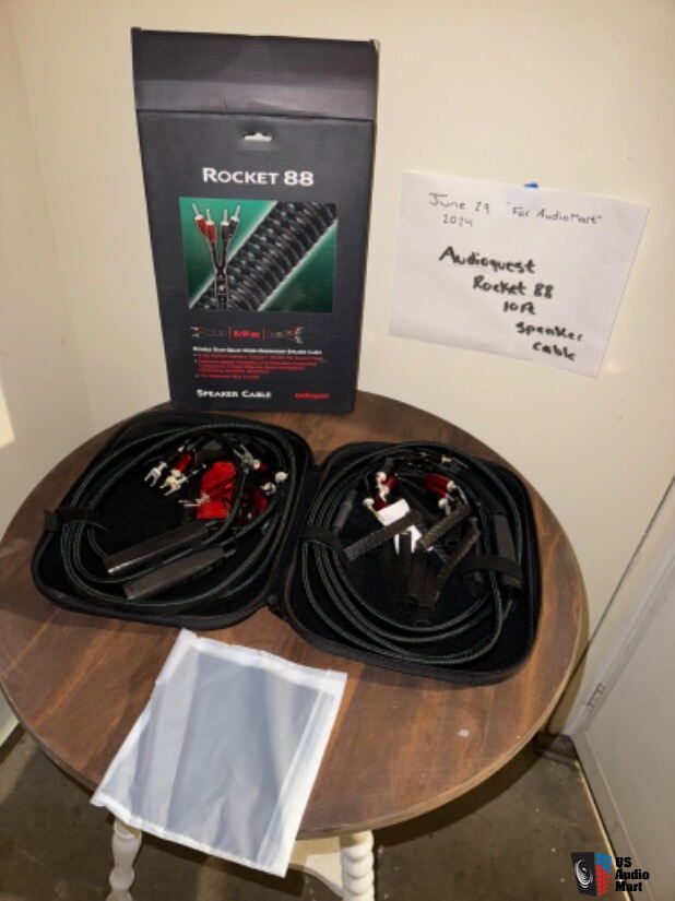 Audioquest Rocket 88 Speaker Cable, 10ft B>B For Sale - US Audio Mart