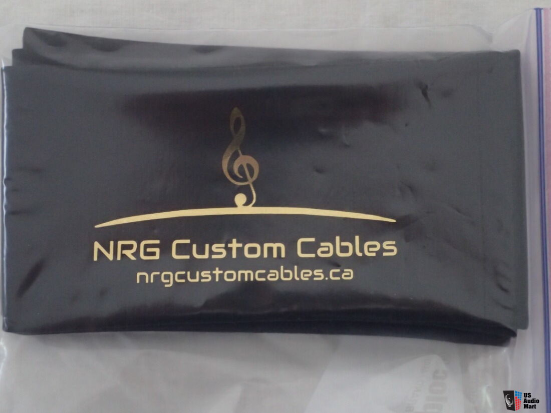 NRG Custom Cables 6:6 speaker cable, 8 ft, gold banana plugs Photo ...
