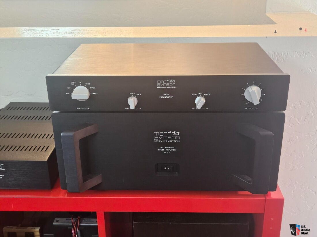 Mark Levinson No 27 and 28 Preamplifier and Amplifier Photo #5162662 ...